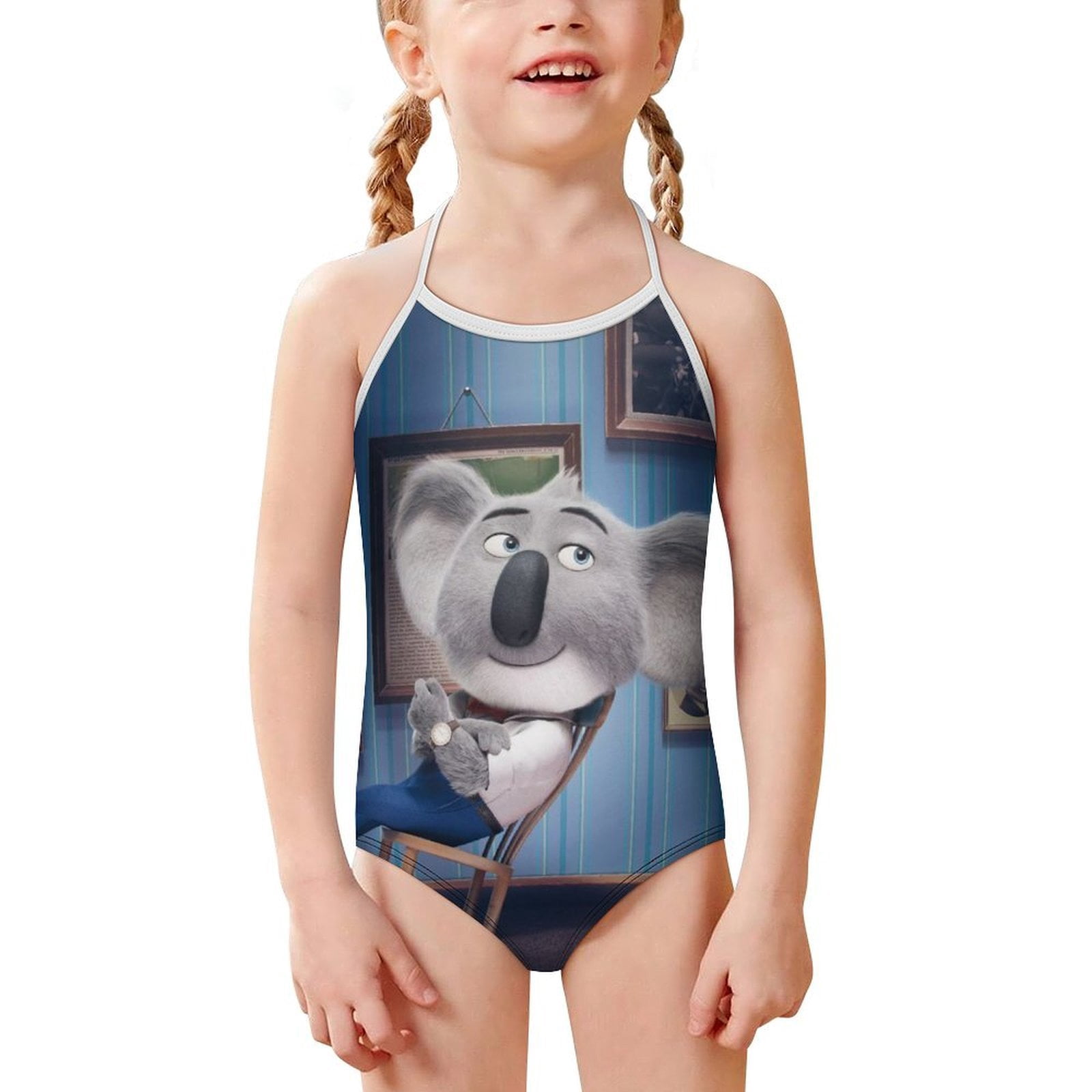 Movie Sing 2 Girls Swimsuits One Piece Bathing Suit Cute Toddler Kids ...