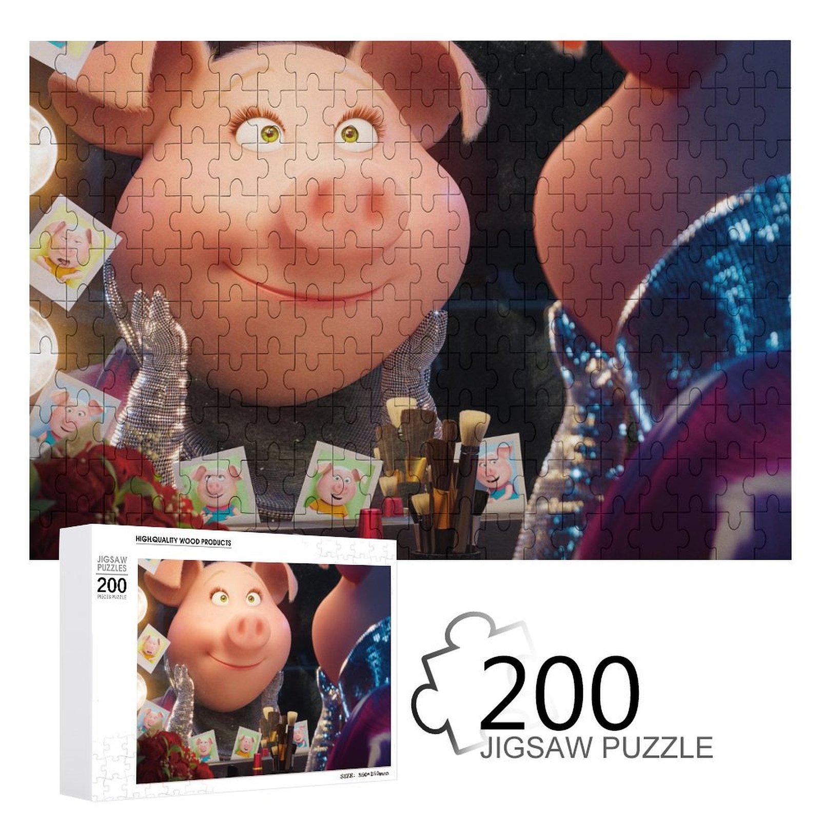 Movie Sing 2 Jigsaw Puzzle For Adults & Kids - 200 PCS Puzzle For Boys ...