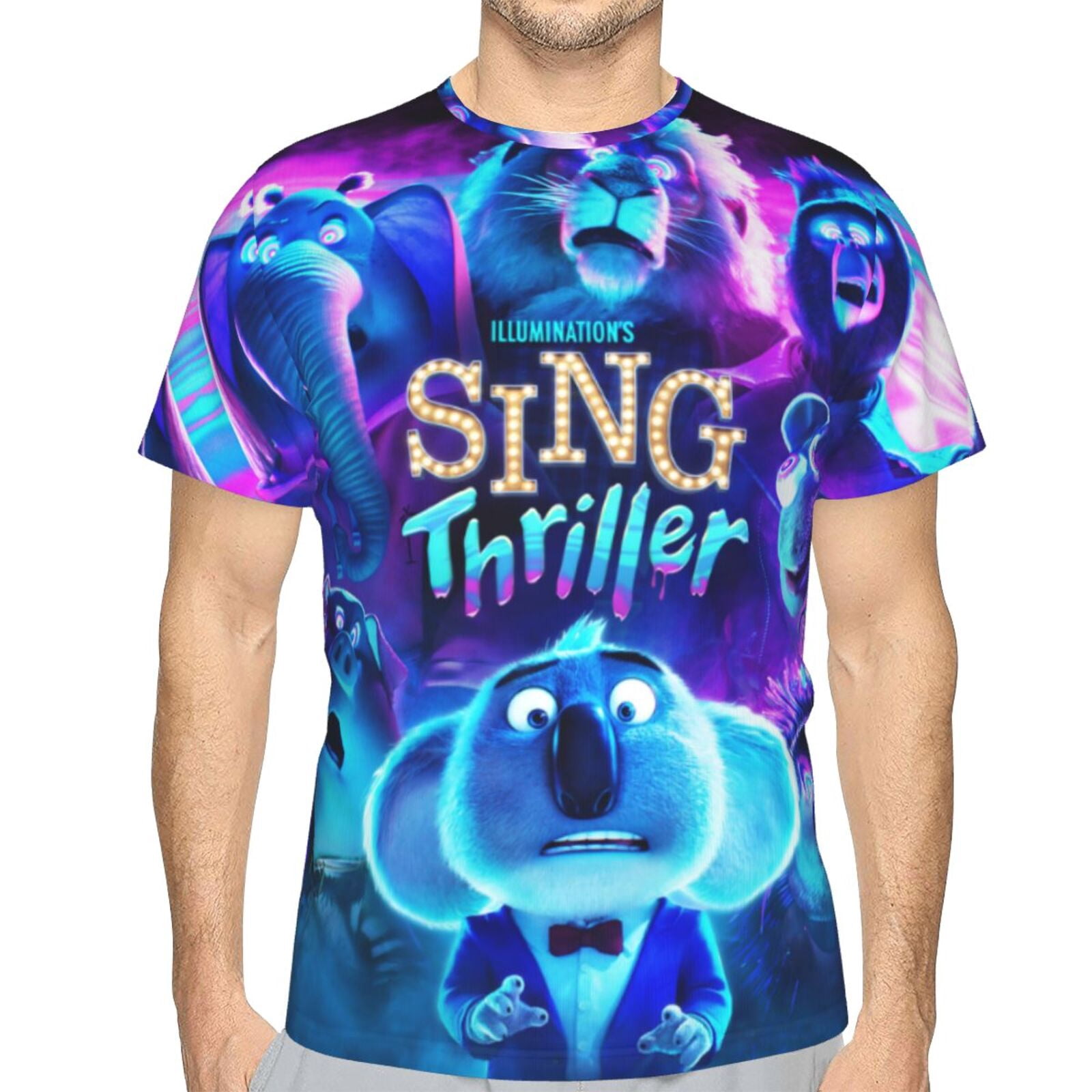 Movie Sing 2 Shirt 3d Printed T Shirt Crewneck Short Sleeve Top Tees ...