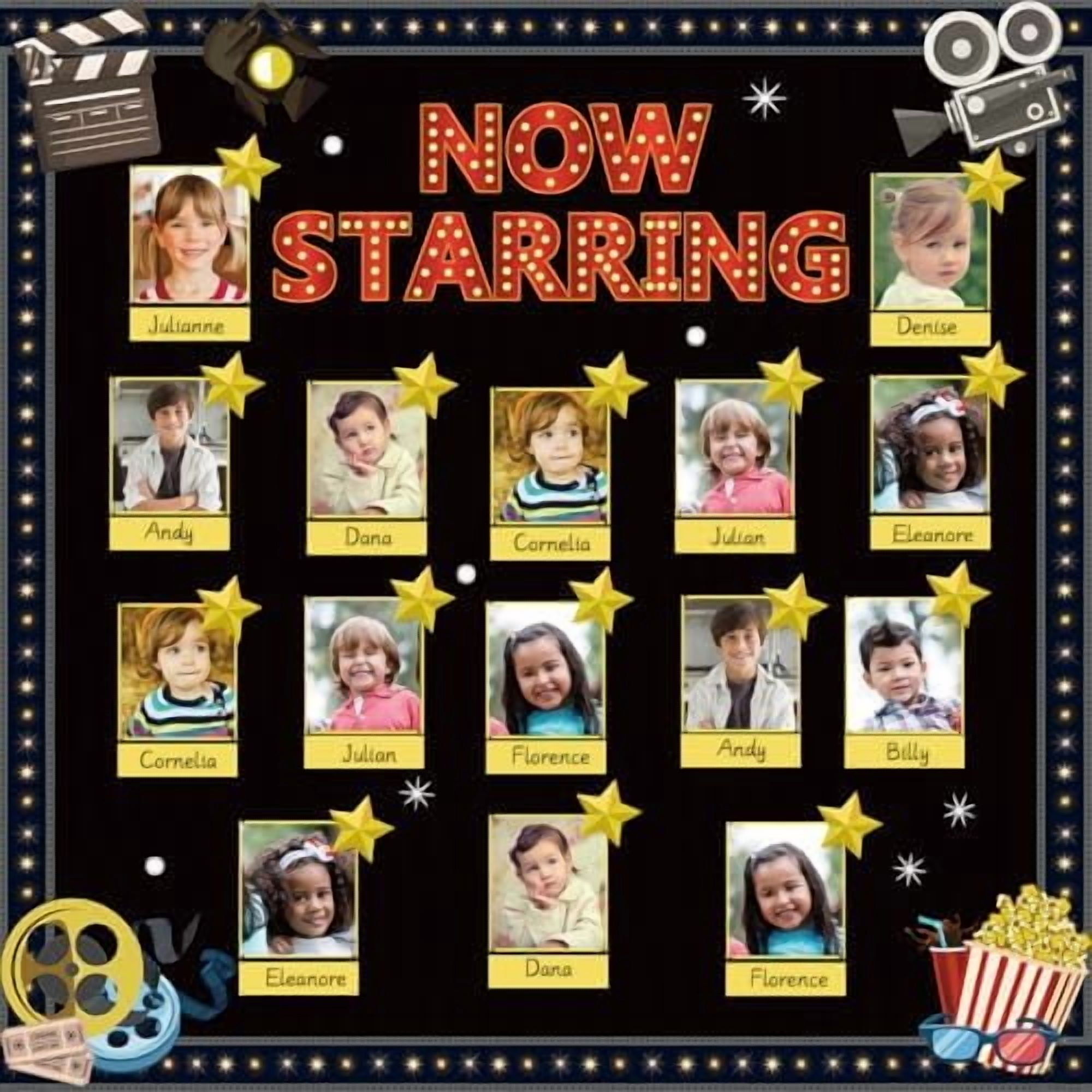 Movie Star Bulletin Board Set Now Starring Bulletin Board for Classroom ...
