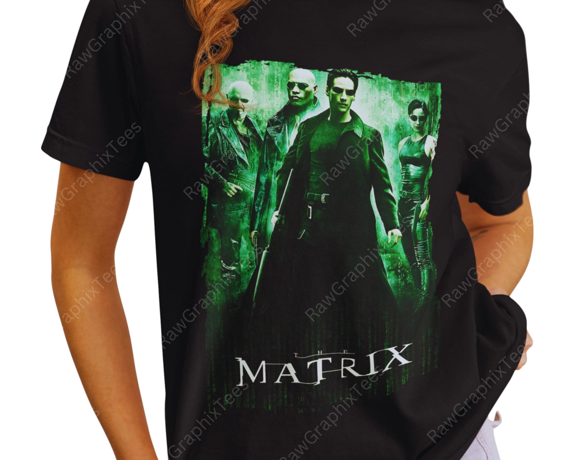 Movie T-Shirt, Sci-Fi, Graphic Tee, The Matrix, Keanu Reeves, 1999 ...
