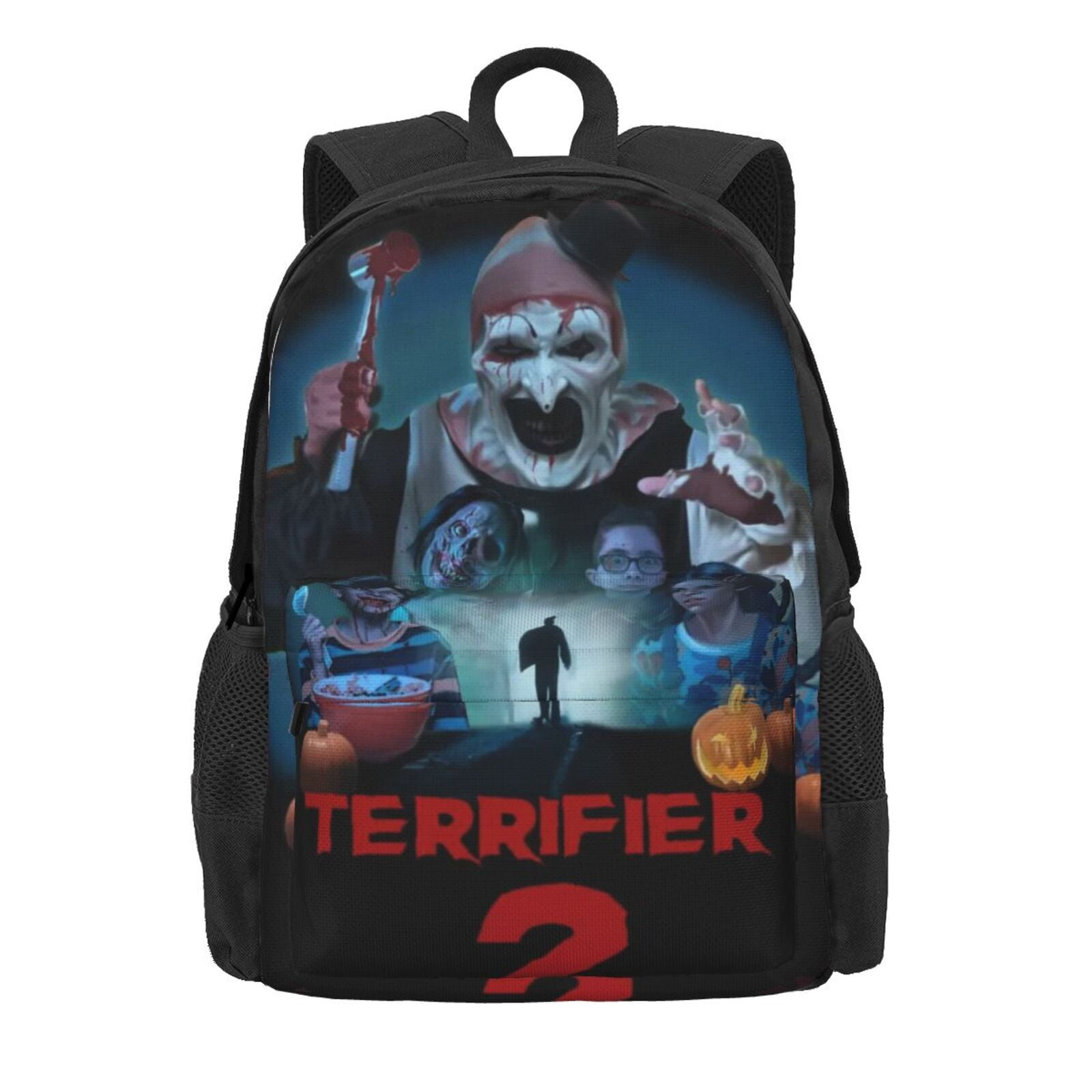 Movie Terrifier 2 Poster Backpack Lightweight Daypack Large Capacity ...