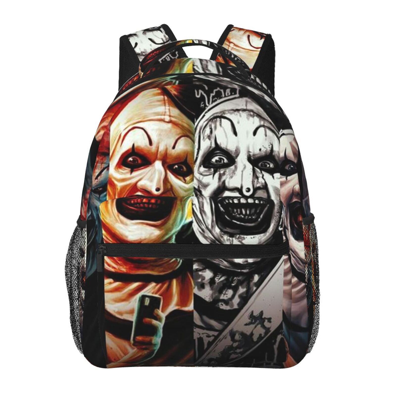 Movie Terrifier Clown Casual Backpack Schoolbag Large Capacity Daypack ...
