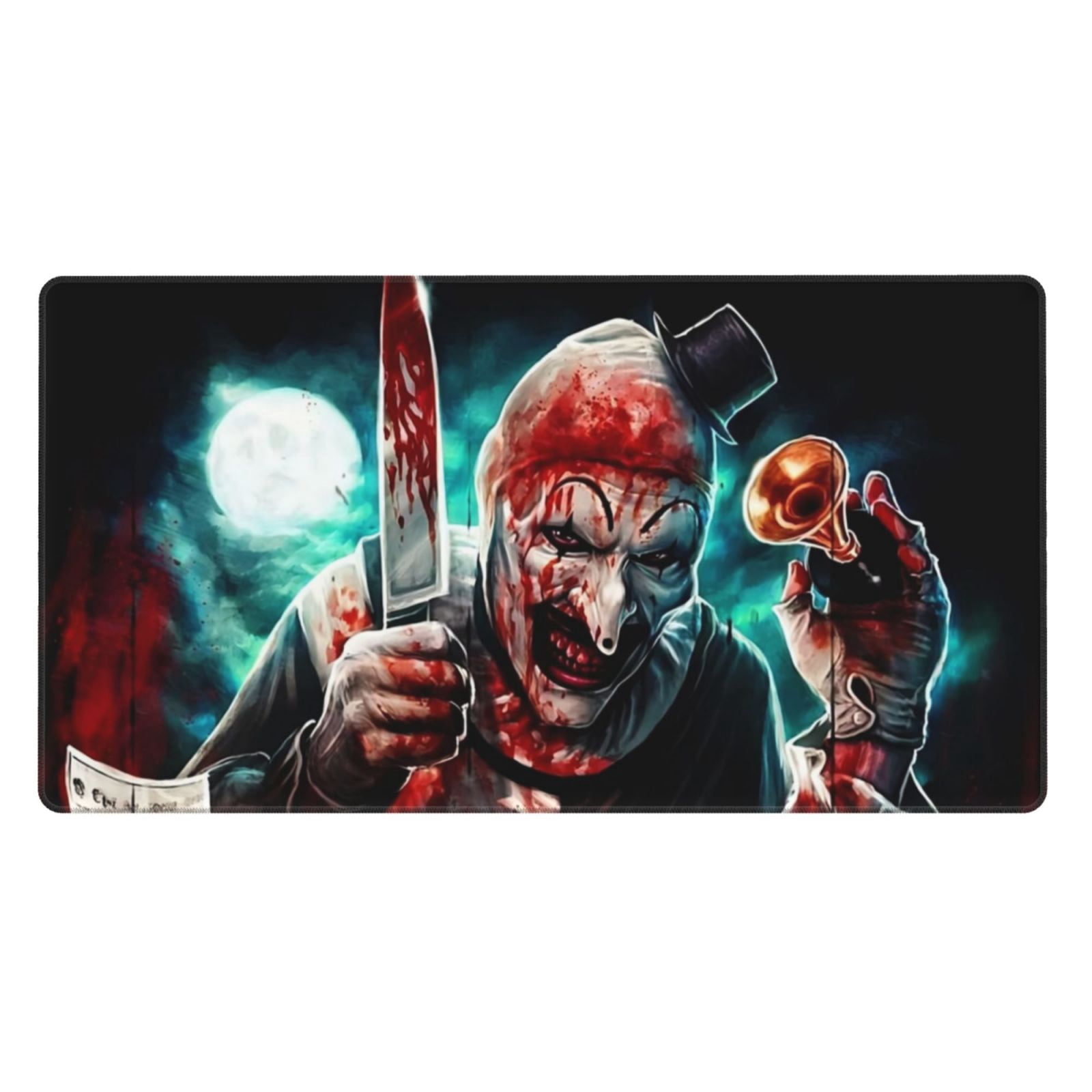 Movie Terrifier Poster Extended Gaming Mousepad Stitched Edge Mouse Pad ...