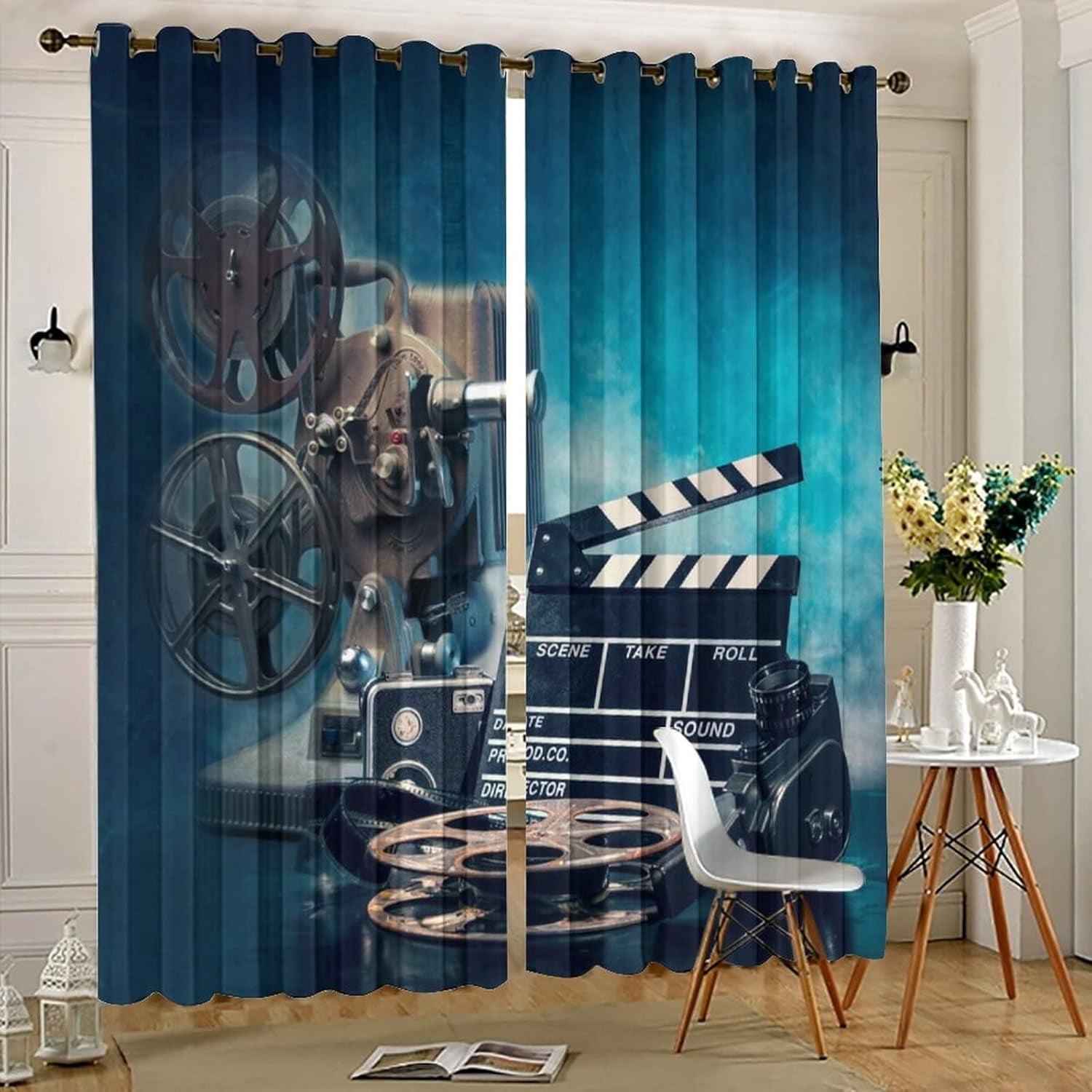 Movie Theater Blackout Curtains Movie Theater Decor for Home Bedroom ...