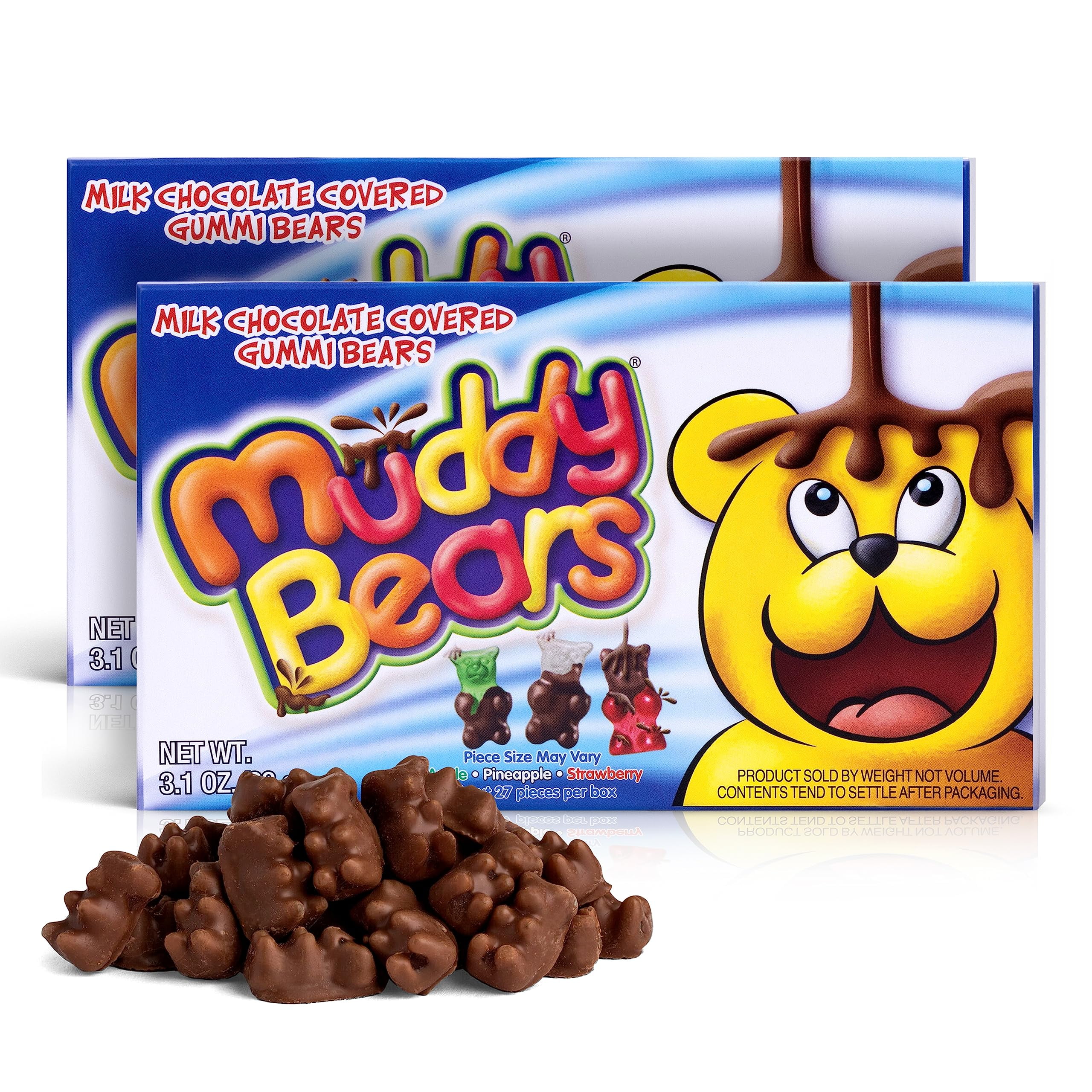 Movie Theater Candy Box - Muddy Bears Chocolate Covered Gummy Bears W ...