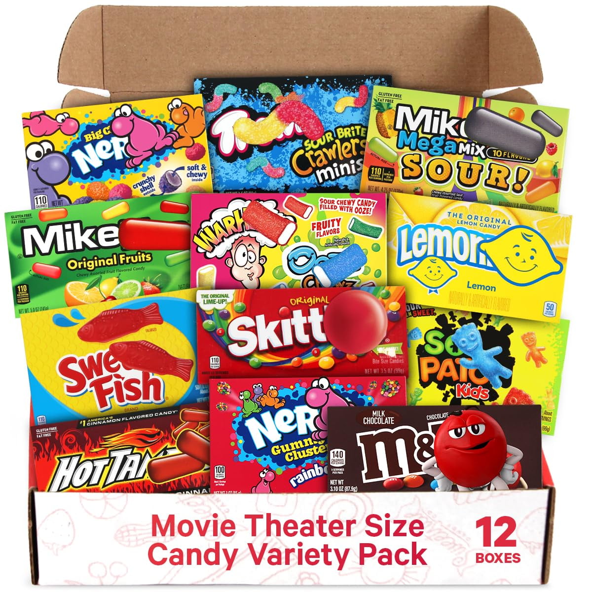 Movie Theater Candy Variety ESF27 Pack - Candy Box of Milk Chocolate ...