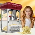 Movie Theater Popcorn Machine 10 oz Kettle, Vintage Countertop Popper ...