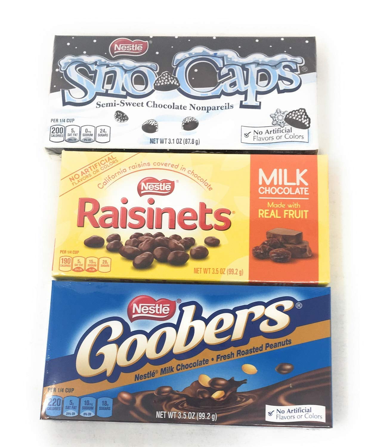 Movie Theatre Candy Favorites Goobers and Raisinets Variety Pack 2 ...