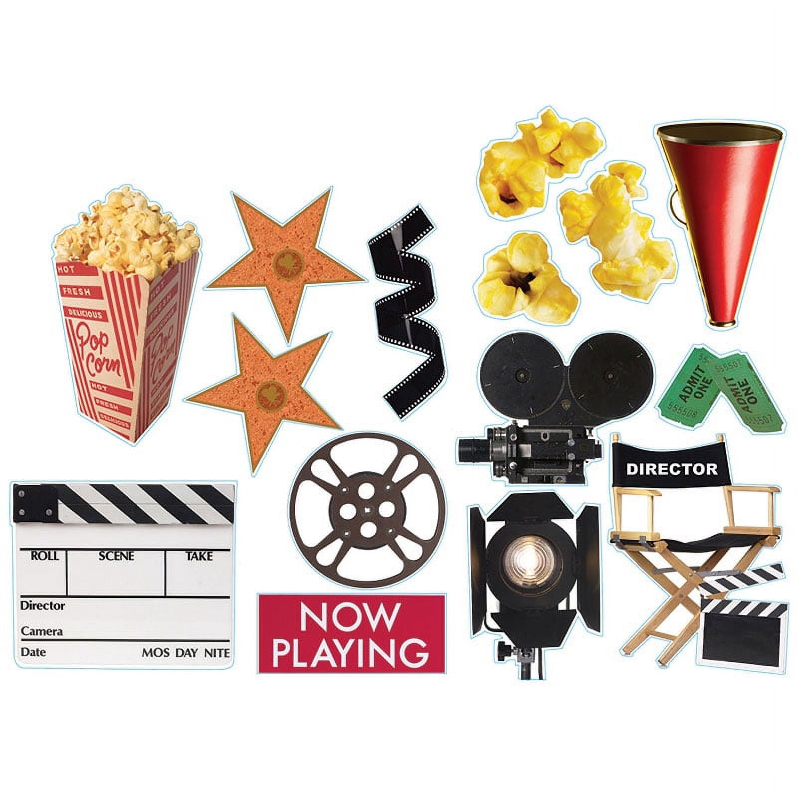 Movie Theme Two Sided Deco Kit | Bundle of 10 Packs - Walmart.com