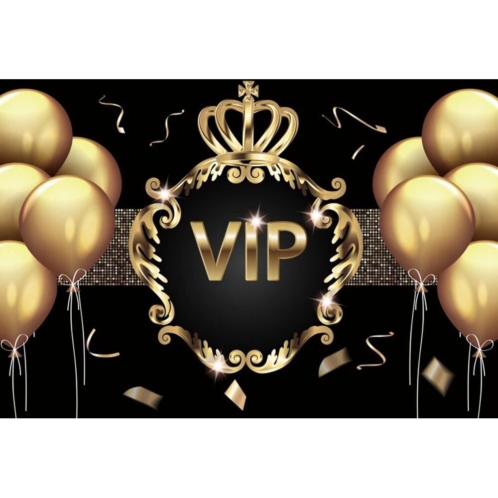 Movie Theme VIP Red Carpet Event Backdrop Black Gold Baby Shower ...