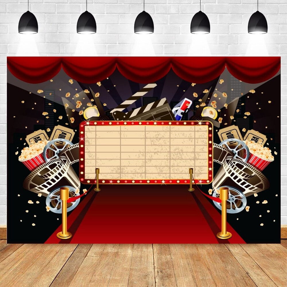 Movie Theme VIP Red Carpet Event Star Showing Time Stage Casino Film ...