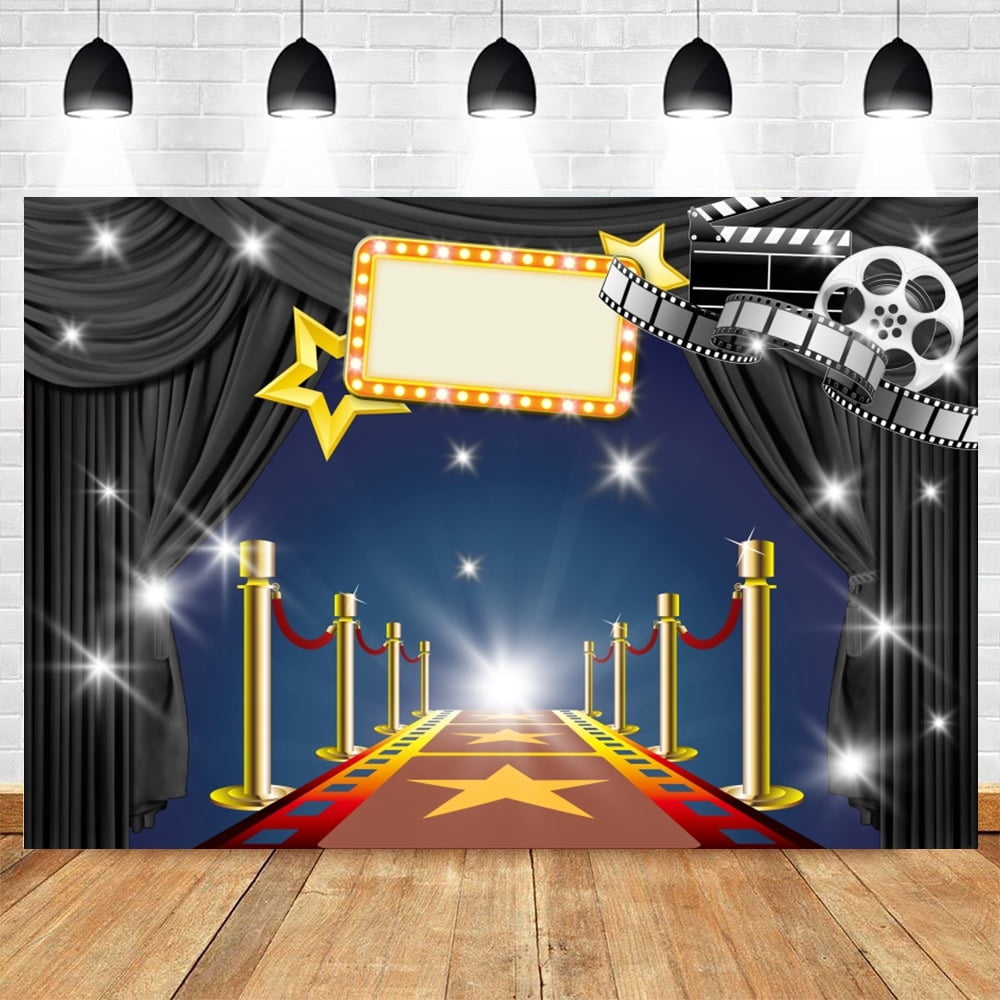 Movie Theme VIP Red Carpet Event Star Showing Time Stage Casino Film ...