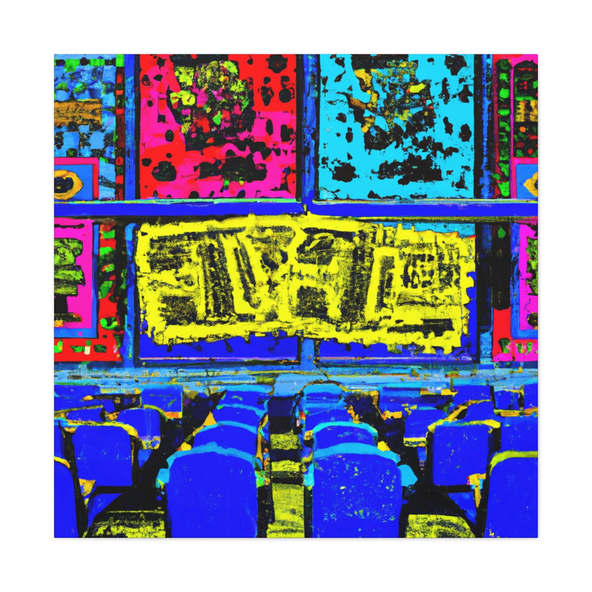 Movie Ticket Mosaic - Canvas - Walmart.com