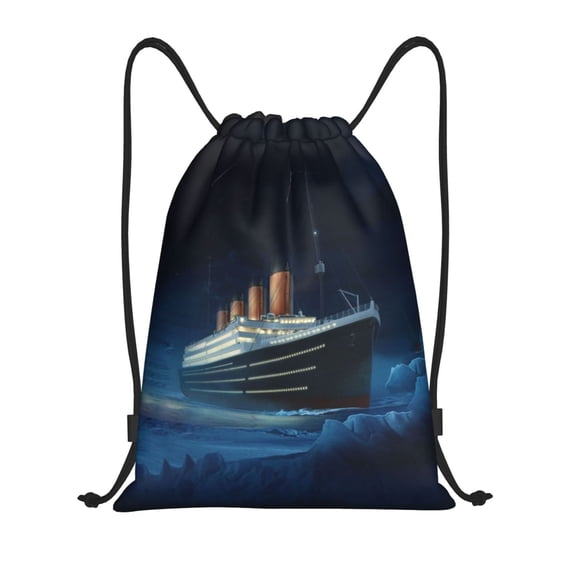 Movie Tita-ni0 Drawstring Bags Large Capacity Shopping Bag Durable ...