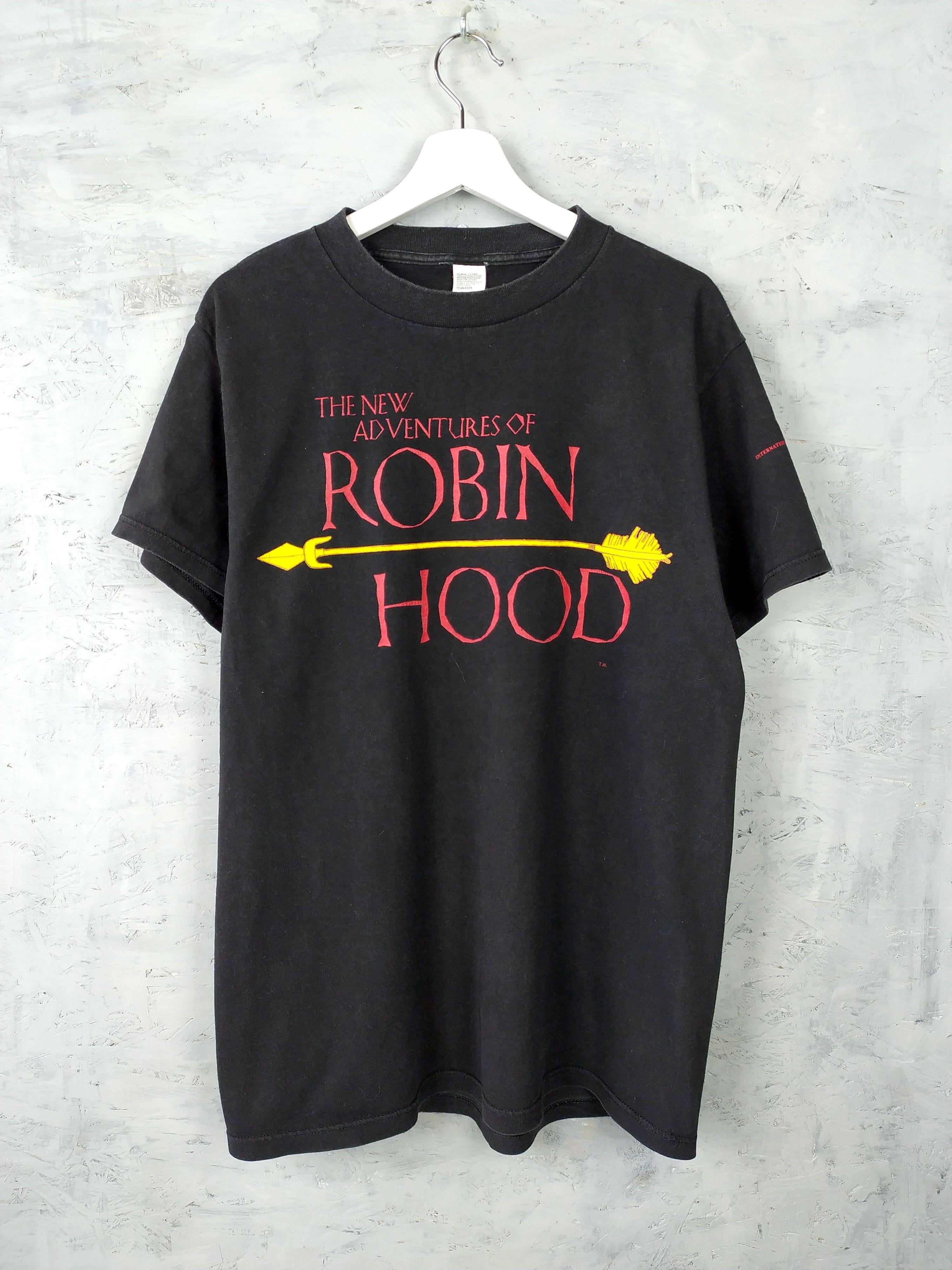 Movie Vintage Warner Bros The New Adventures Of Robin Hood 90S T-Shirt ...