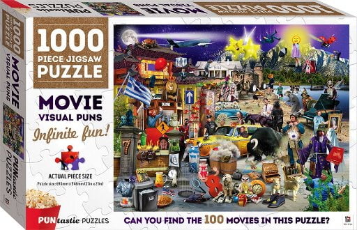 Movie Visual Puns: 1000 Piece Jigsaw Puzzle (Puntastic Puzzles ...