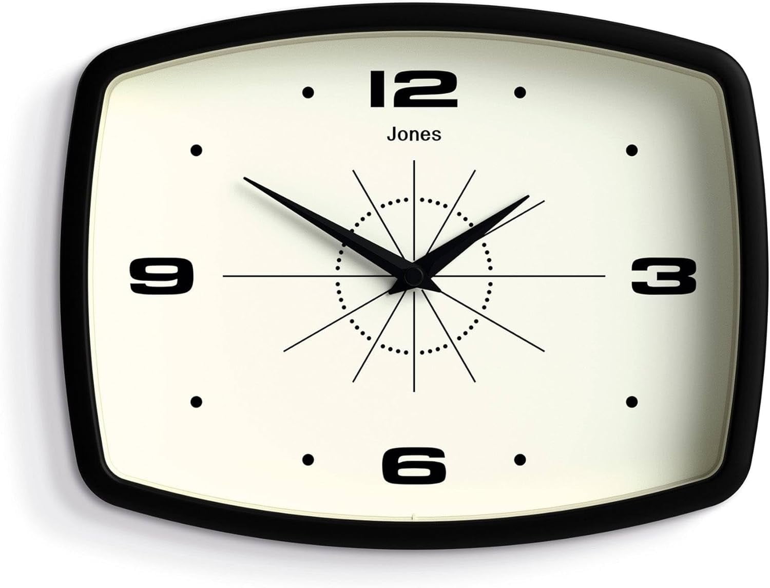 Movie Wall Clock | Retro Rectangular Clock | 10 inch | Black | Cool ...