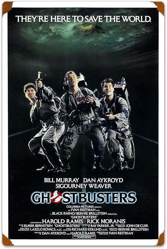 Movie metal tin sign Ghostbusters car poster sign home bar bedroom ...