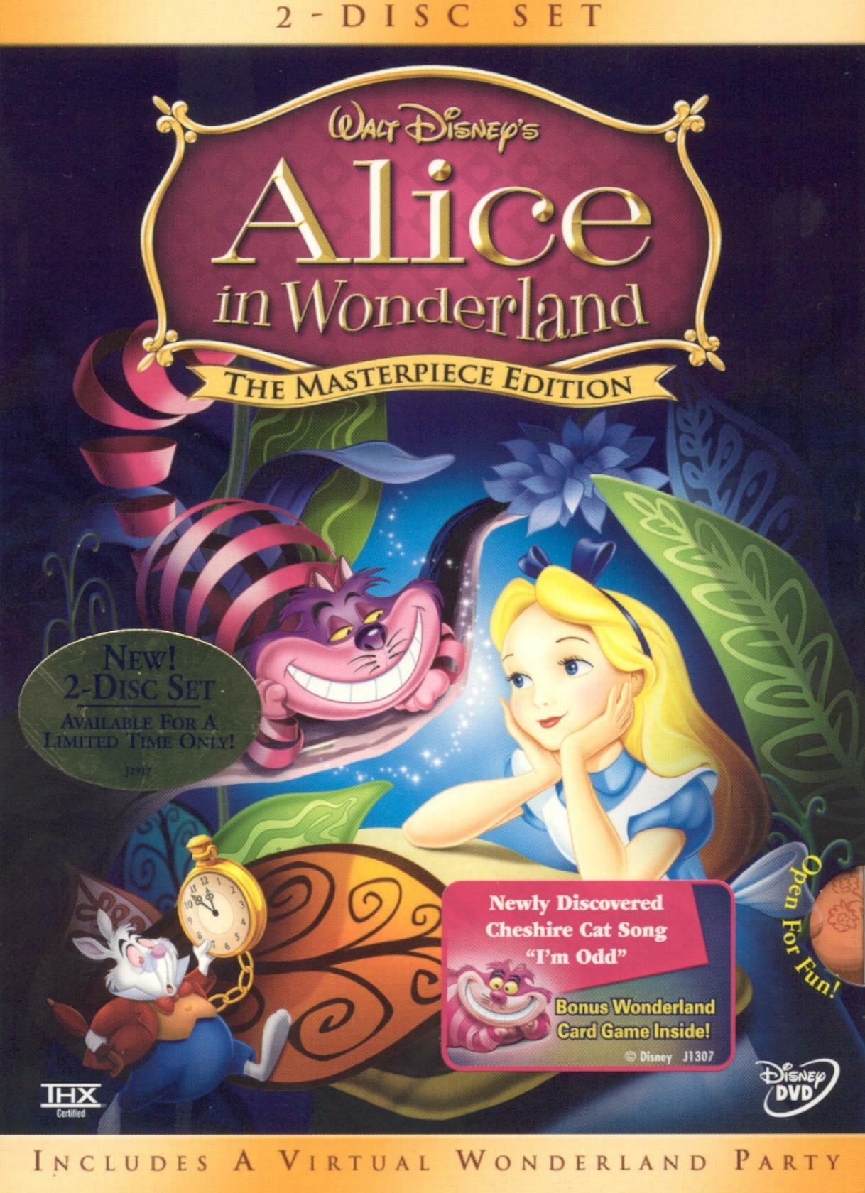 Movies Entertainment Alice in Wonderland (DVD) (Masterpiece Edition ...