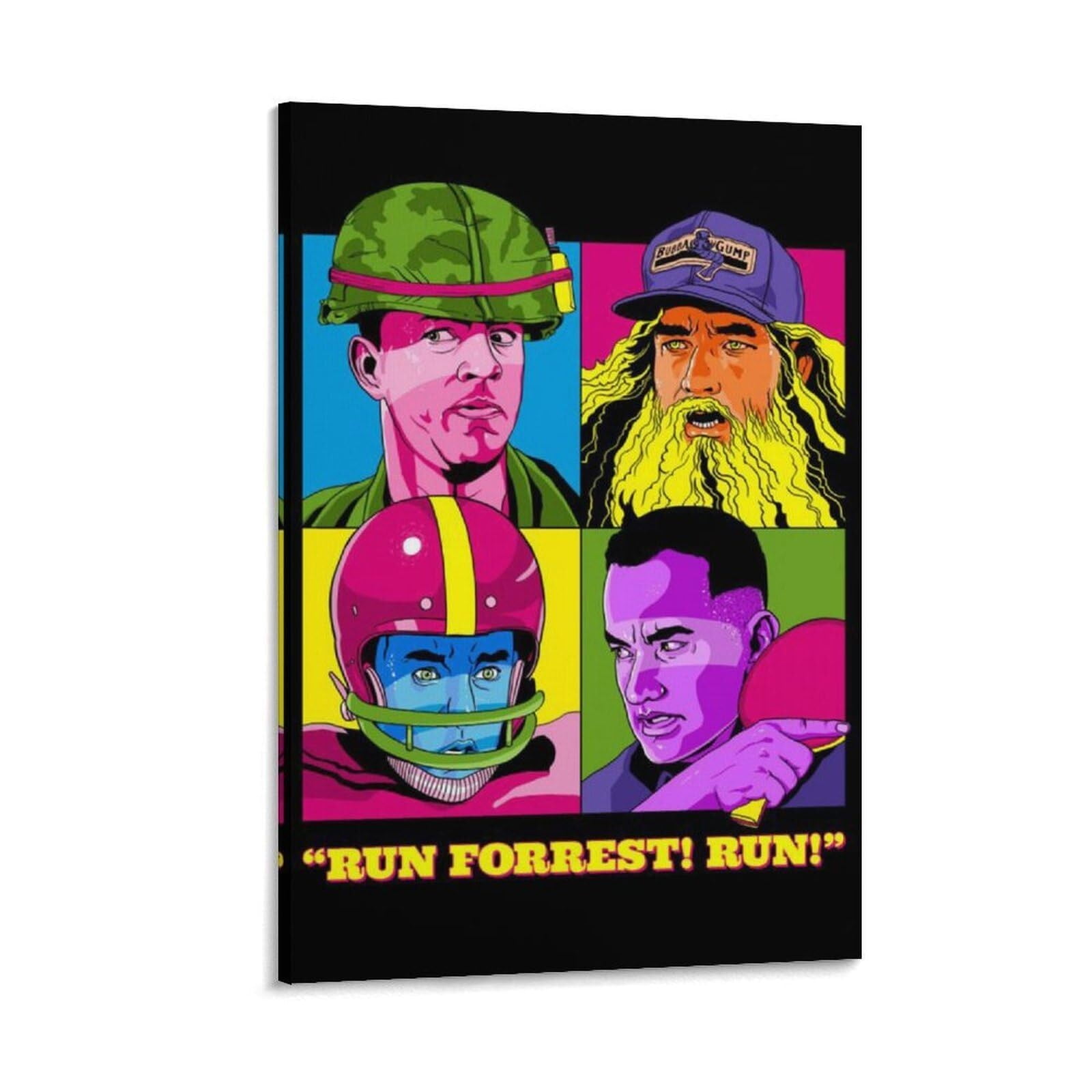 Movies Forrest Gump Classic Movie Poster Room Aesthetic Poster Print ...