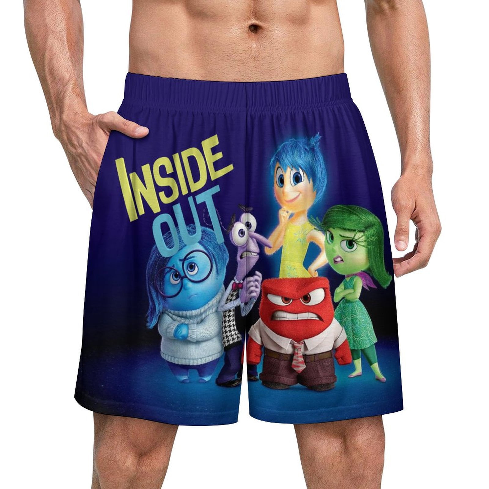 Movies Inside Out Inside Out Men's Shorts 3D Printed Beach Shorts ...