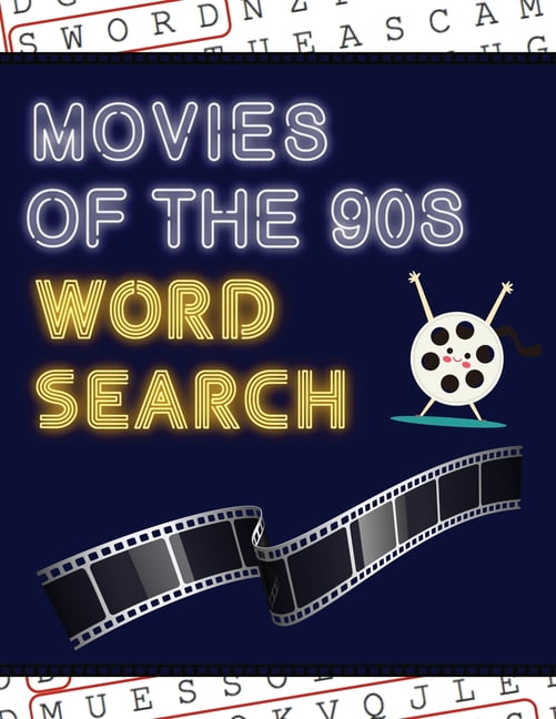 Movies of the 90s Word Search : 50+ Film Puzzles With Hollywood ...