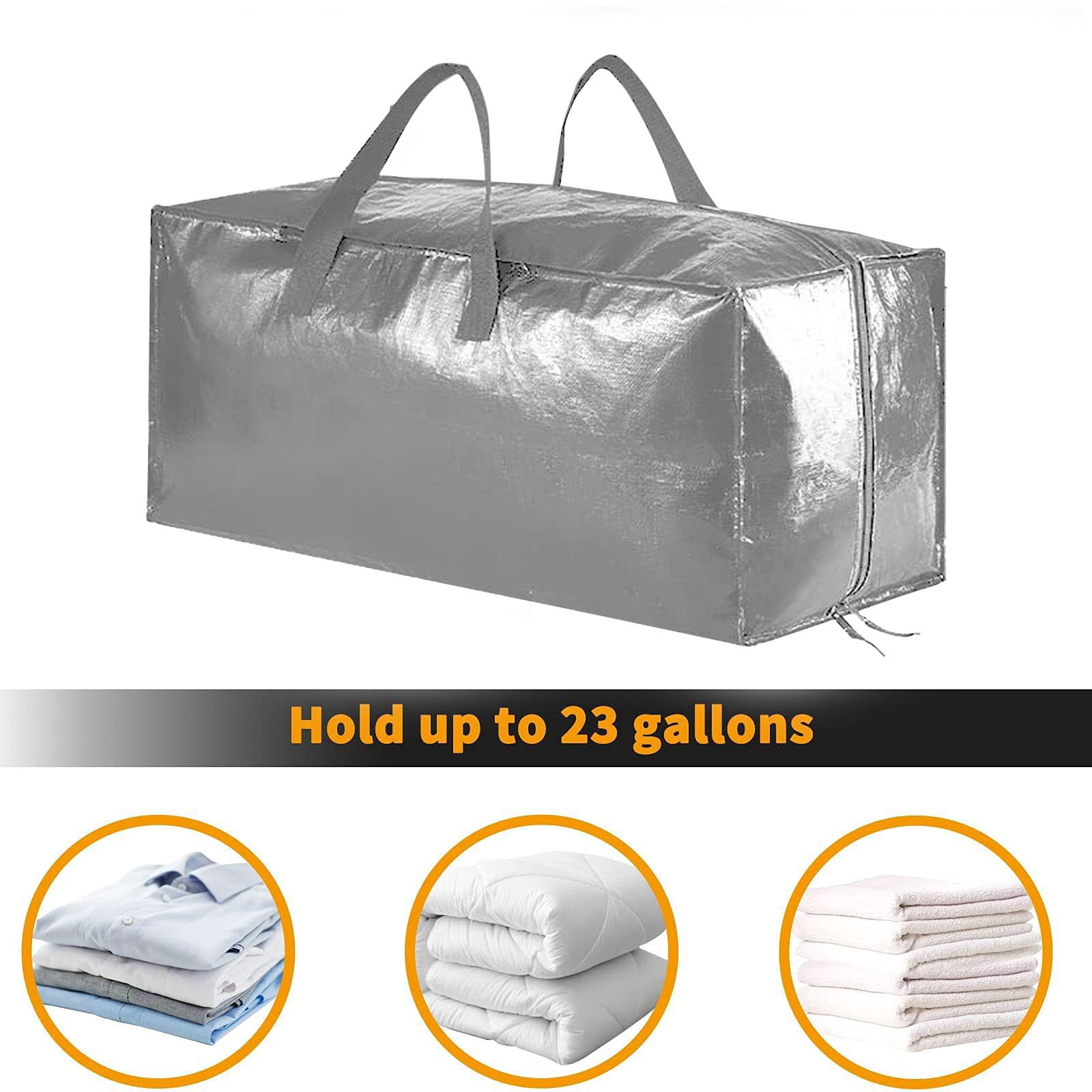 Moving Bag, 23-Gallon Waterproof Travel Organizer, Foldable Luggage ...