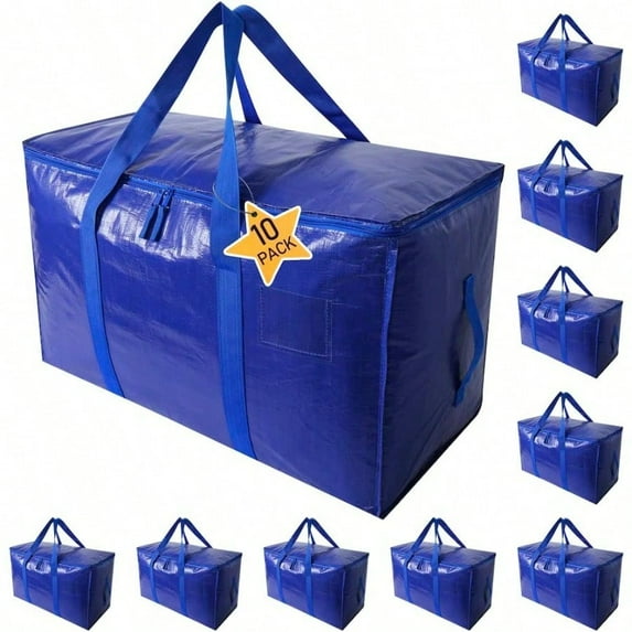 Moving Bags Heavy Duty Extra Large Cube Storage Tote For Space Saving Traveling Organizer With ...