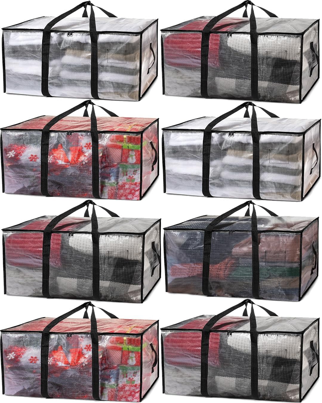 Moving Bags or Storage Bags - Clear Storage Bins with , Large Moving ...