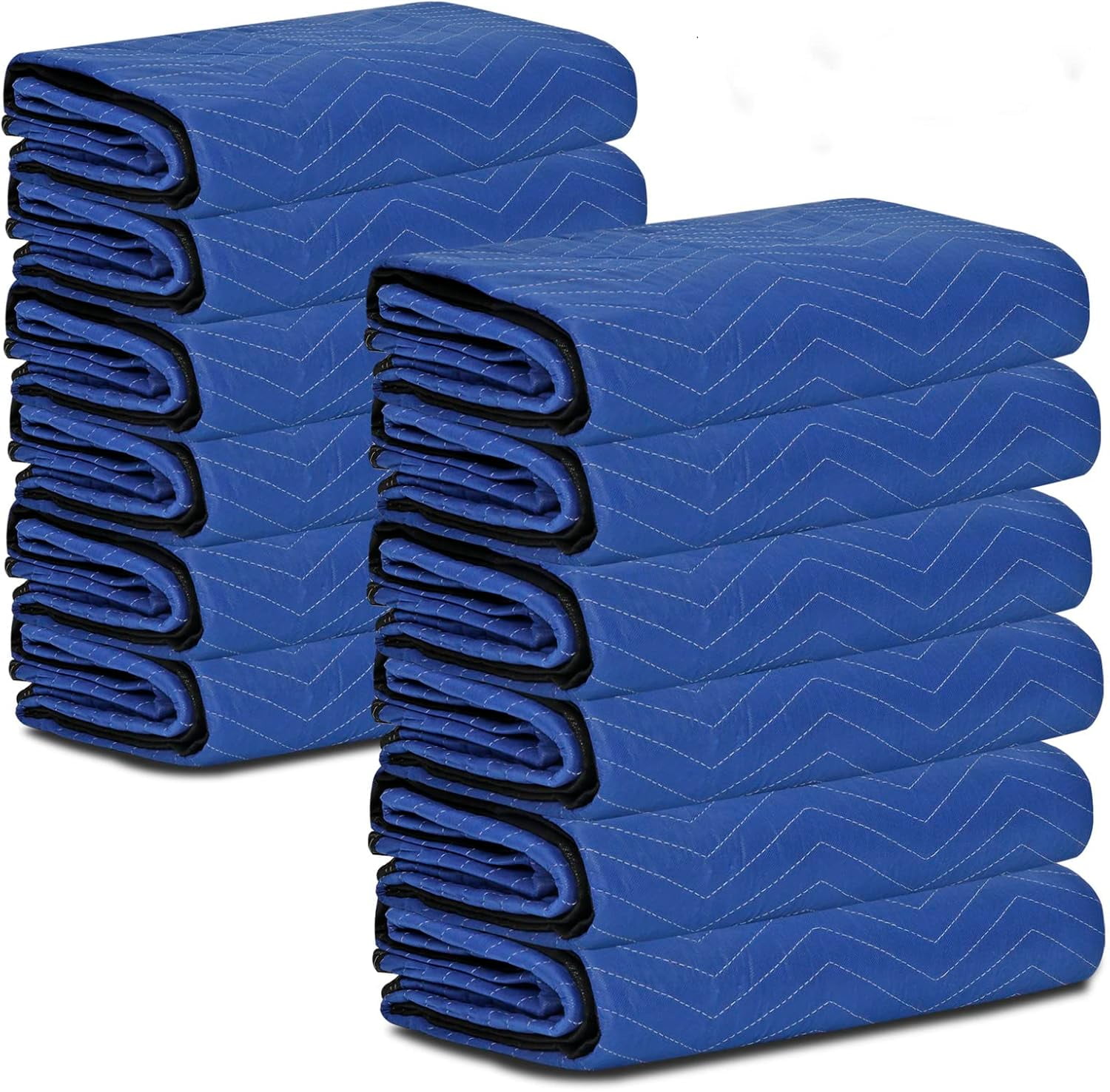 Moving Blankets 12 Pack, Heavy Duty 72" x 80" (35lb/dz) Packing ...