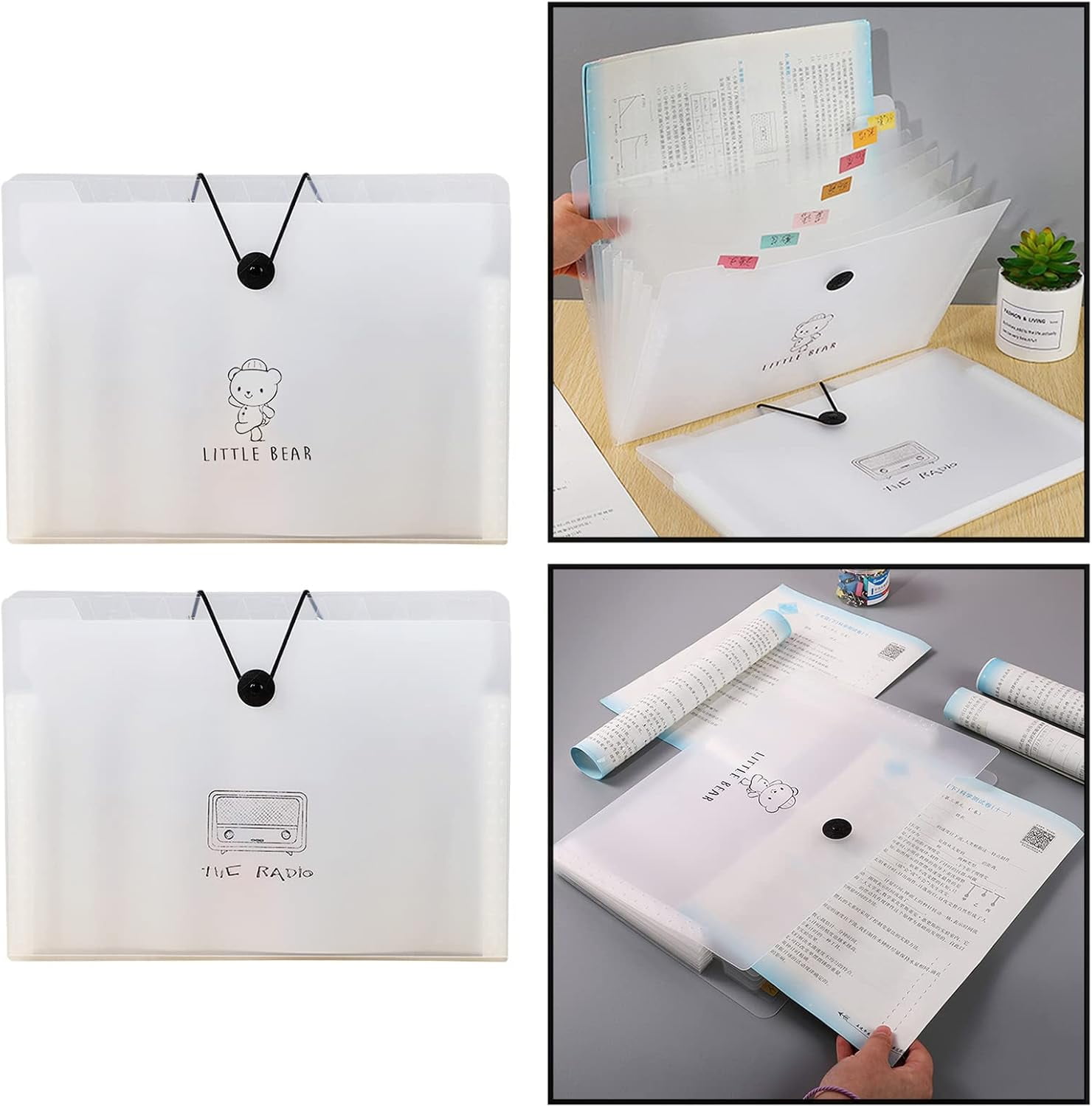 Moving Boxes Document Folder A4 Size Paper File Folder Organ Box ...