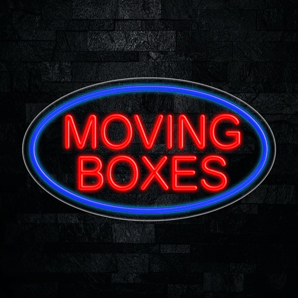 Moving Boxes LED Neon Sign 28