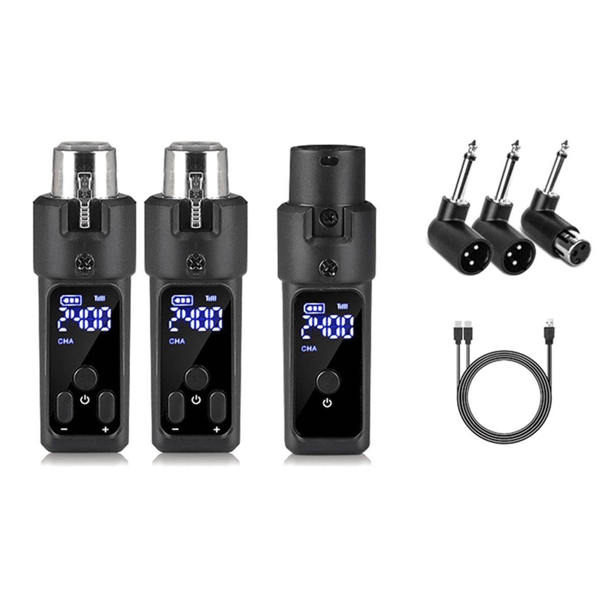 Moving Coil Adapter System Wireless Microphone Transmitter Receiver for ...