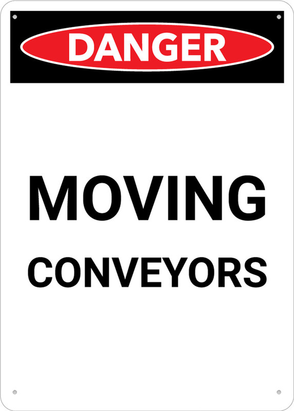 Moving Conveyors Portrait Sign Outdoor Metal Sign - 12 X 8 Metal Signs ...