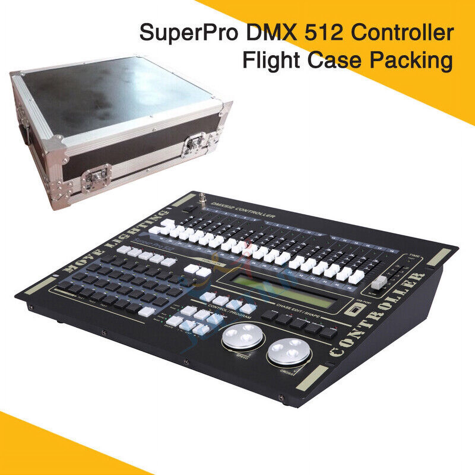Moving Lights Controller SuperPro 512 Control 62 Computer Lights Flight Case - Walmart.com