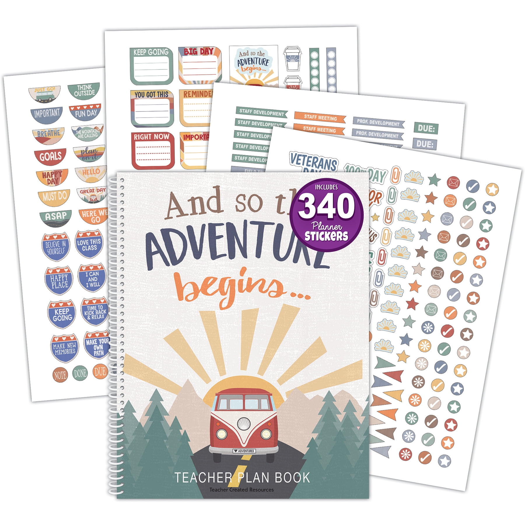 Teacher Created Resources Moving Mountains Road Trip Teacher Plan Book - Walmart.com