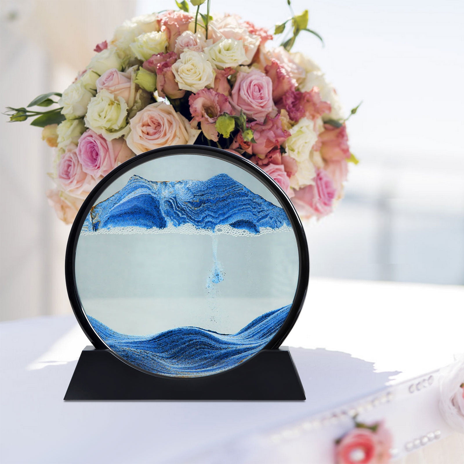 Moving Sand Art Liquid Motion, 3D Deep Sea Sandscape Color Quicksand ...