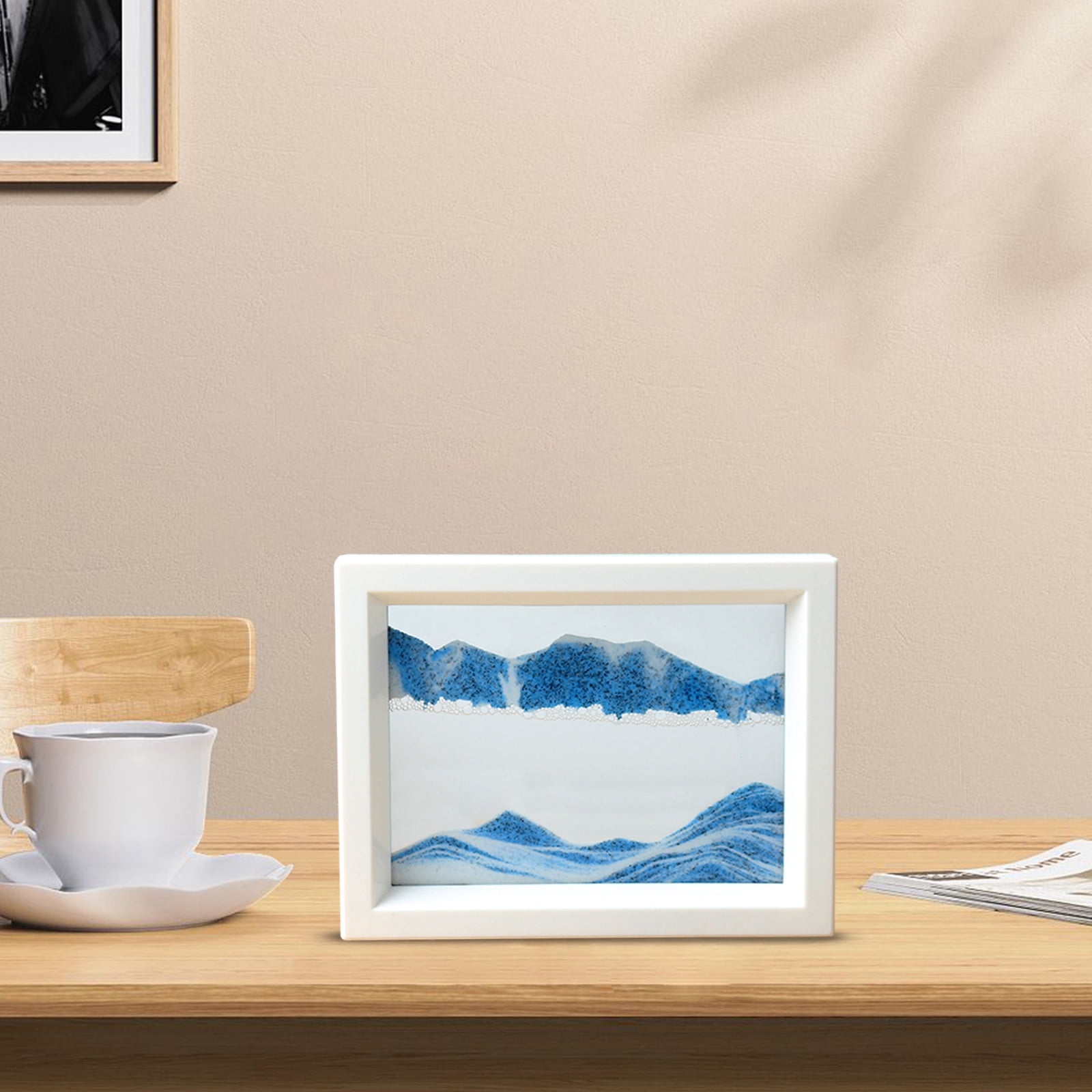 Moving Sand Art Liquid Motion - Wooden Sand Art Pictures - Rectangular ...