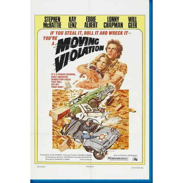 Moving Violations Movie Poster Art Poster 24x36 Unframed, Age: Adults, Rectangle Best Posters ...
