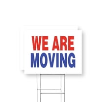Yard Sale Yard Sign 2 Pack of 24 Inch x 36 Inch Double Sided ...