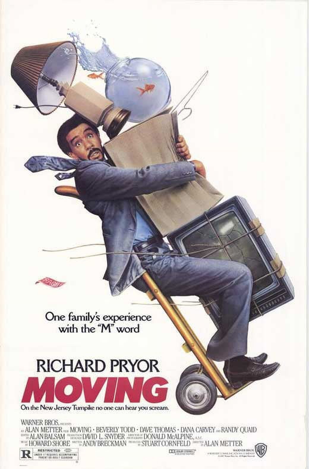 Moving - movie POSTER (Style A) (27" x 40") (1988) - Walmart.com