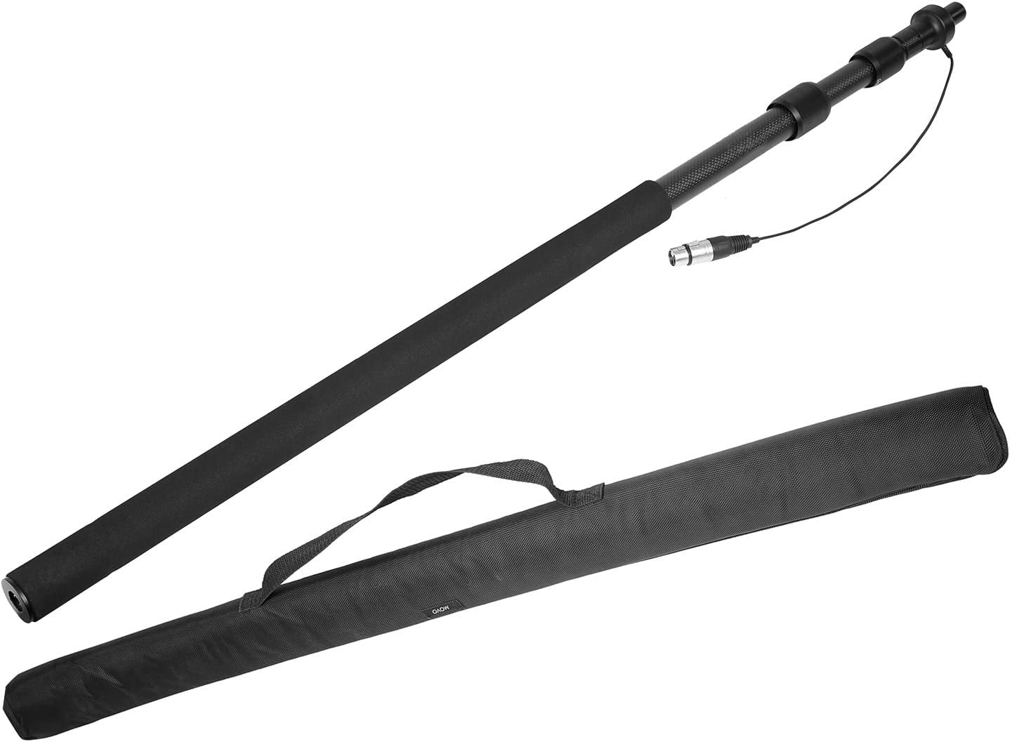 Movo CMP-25 Microphone Boom Pole with Integrated Microphone Cable for ...