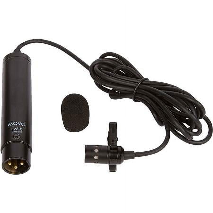 Movo Lv8-c Xlr Premium 48v Phantom Power Lavalier Cardioid Microphone ...