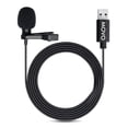 Movo M1 USB Lavalier Lapel Clip-on Omnidirectional Condenser Computer ...