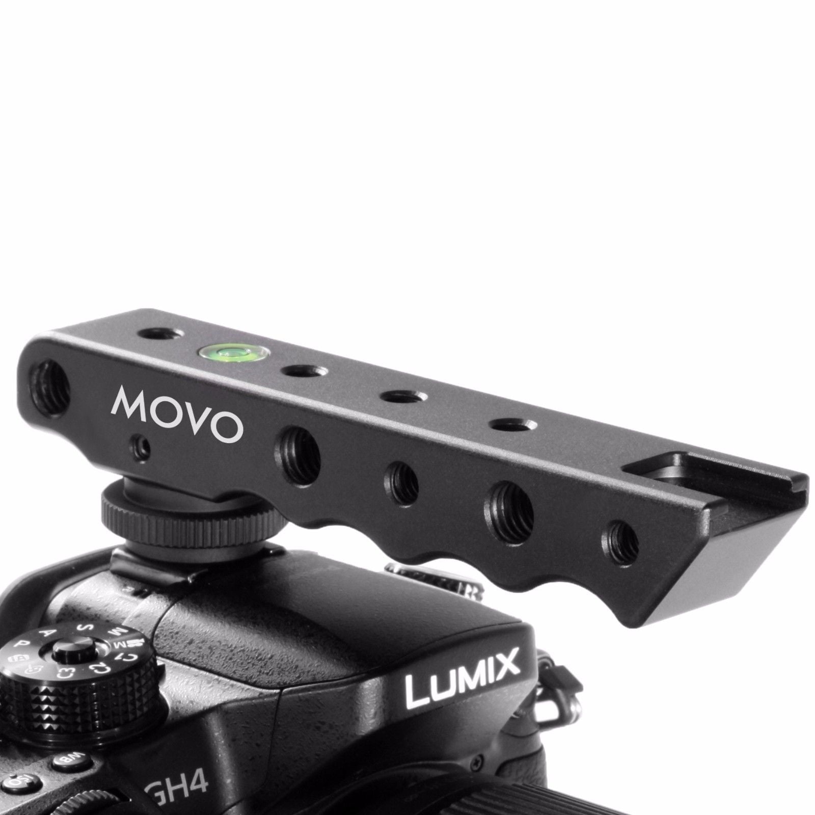 Movo Photo SVH6 Video Stabilizing Top Handle & Cold Shoe Extender for ...