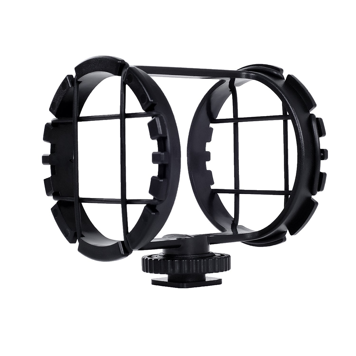 Movo SMM2 Camera Shoe Shockmount for Shotgun Microphones 1" to 2" in ...