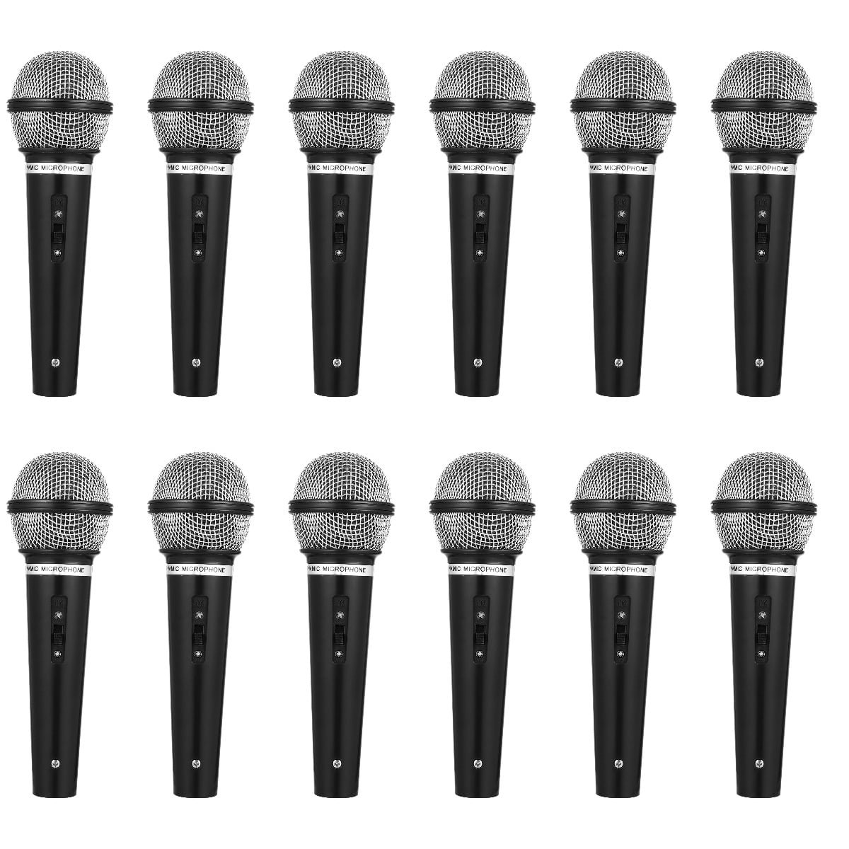 Movtotop 12pcs Fake Microphone Toy Kids Toddlers Microphone Model Stage ...