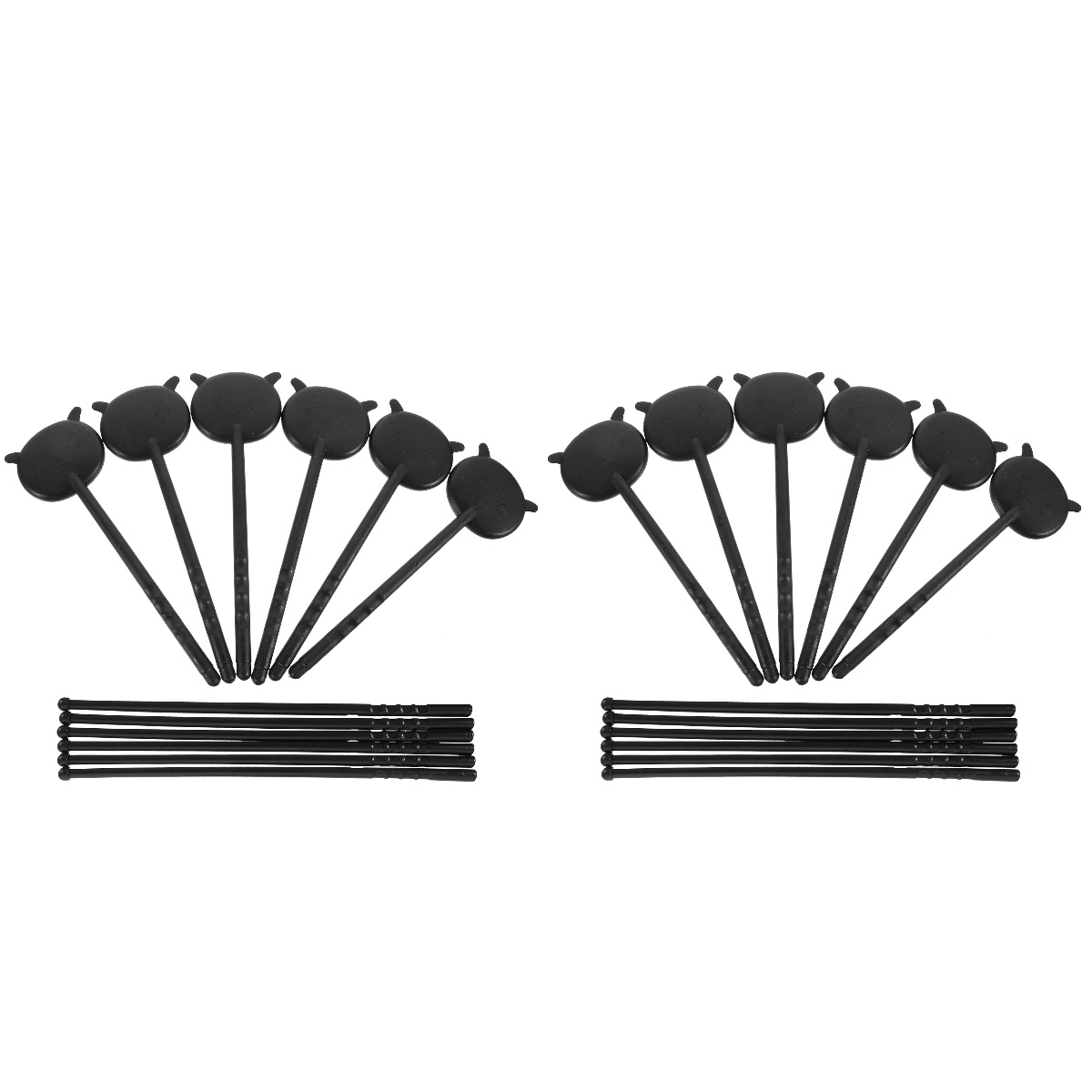 Movtotop 2 Sets Vision Test Shading Plates Handheld Eye Occluder Visual ...