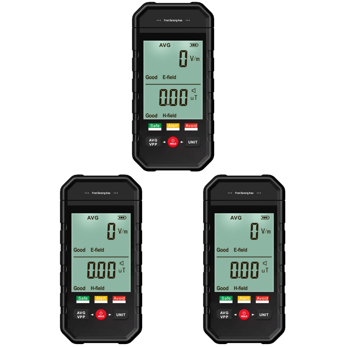 Movtotop 3pcs Electromagnetic Radiation Detector Portable Electric ...